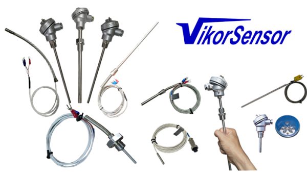 Đầu dò nhiệt độ, cảm biến nhiệt độ, PT100, RTD, nhiệt điện trở, K, R, S, T